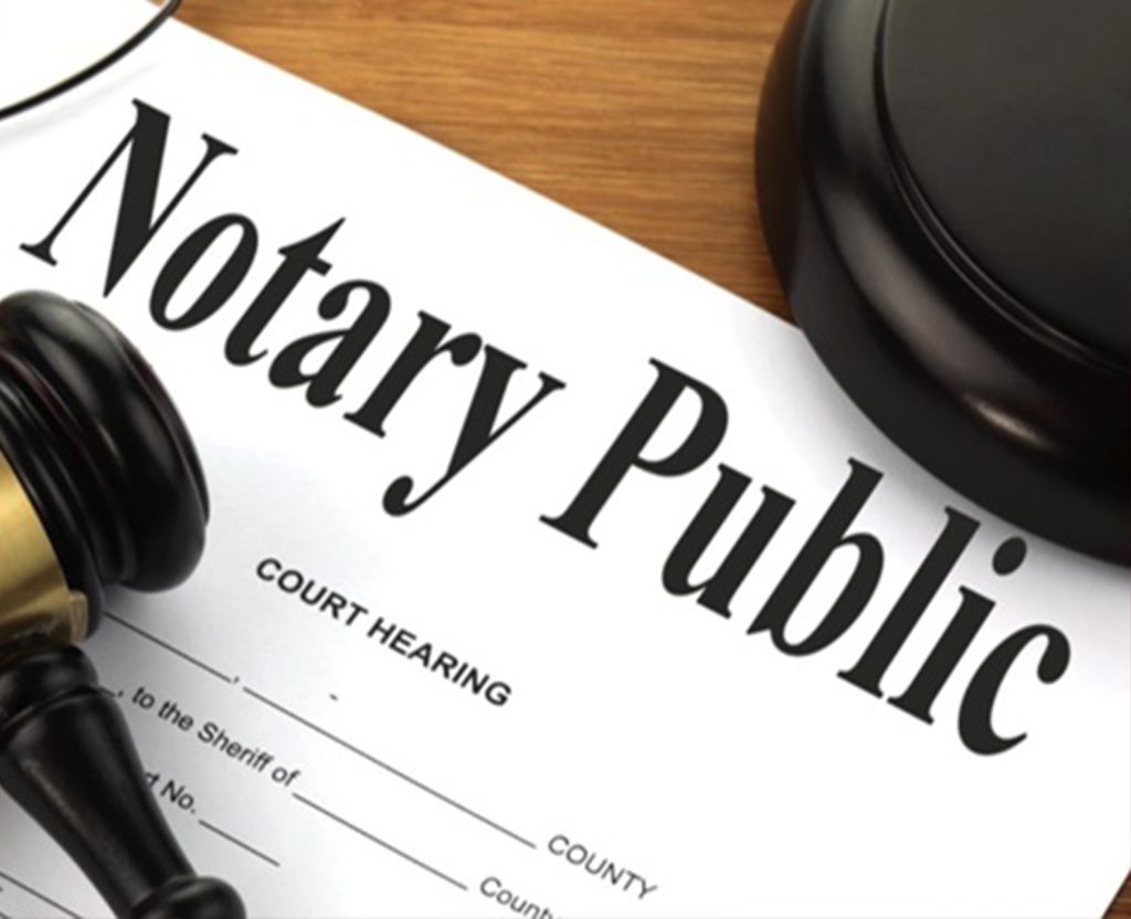 Notarial services - MNA INC